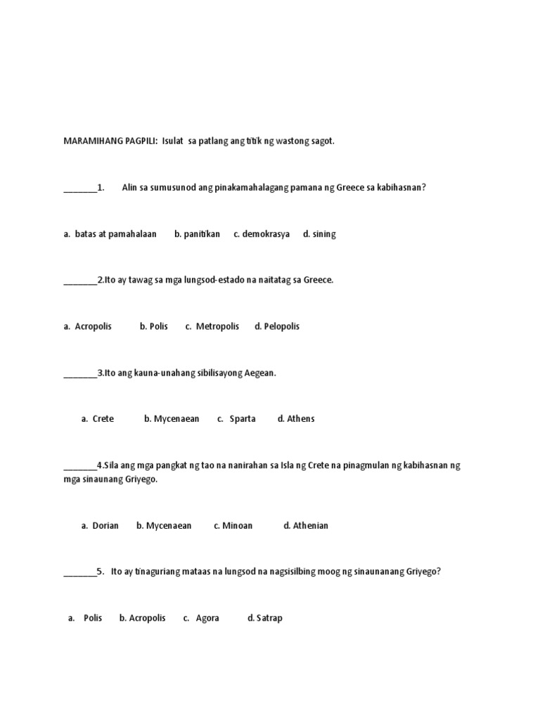 Ap 2ND Quarter | PDF