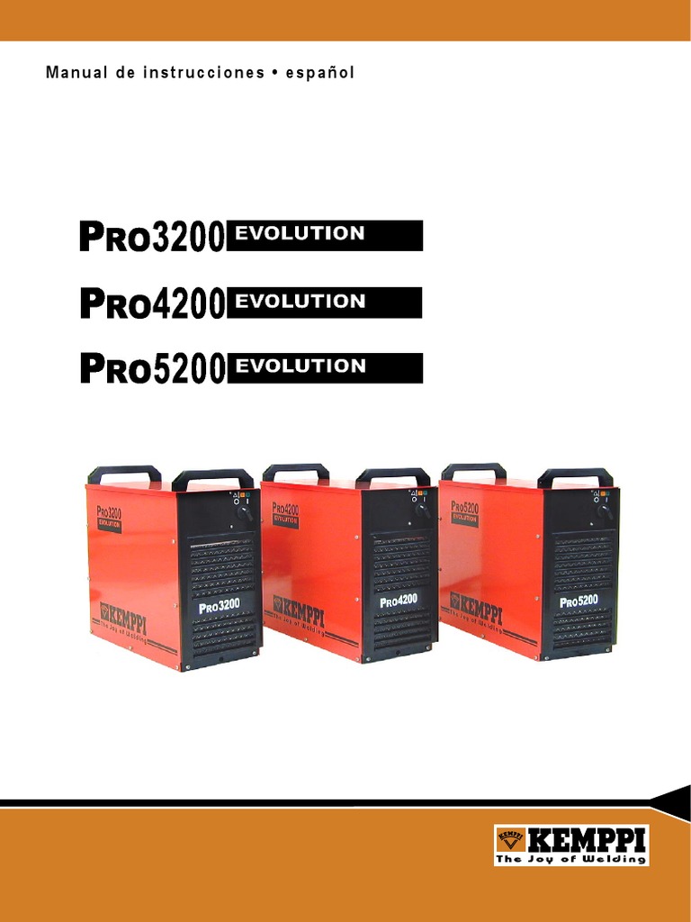 Manual de Instruciones Kemppi Pro-Evolution 5200 | PDF