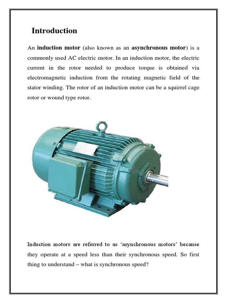 Induction Motor | PDF