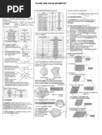Plane and Solid Geometry-With Answers | PDF | Area | Rectangle