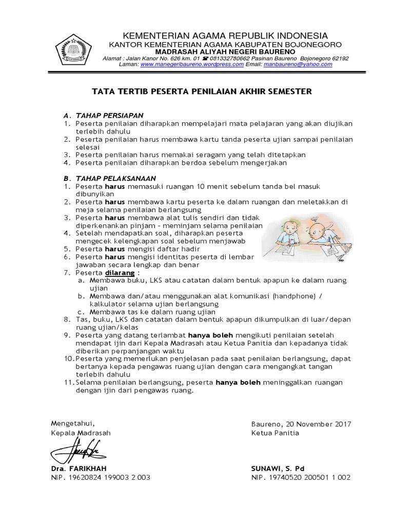 Tata Tertib Peserta Pat | PDF