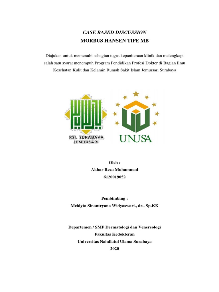 CASE BASED DISCUSSION Morbus Hansen Akbar | PDF