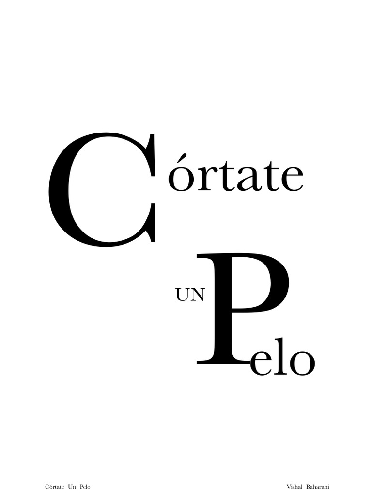 Cortate Un Pelo Capitulo 6 | PDF