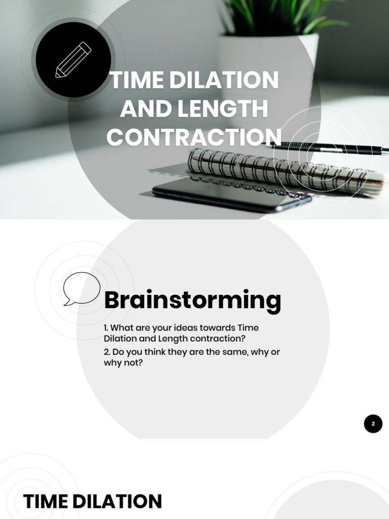 Time Dilation and Length Contraction | PDF | Science & Mathematics