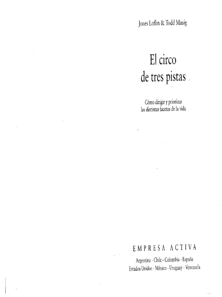 El Circo De Tres Pistas Pdf