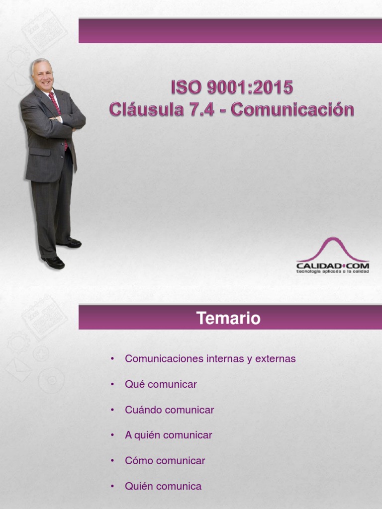 ISO 9001-2015 Comunicación PDF | PDF