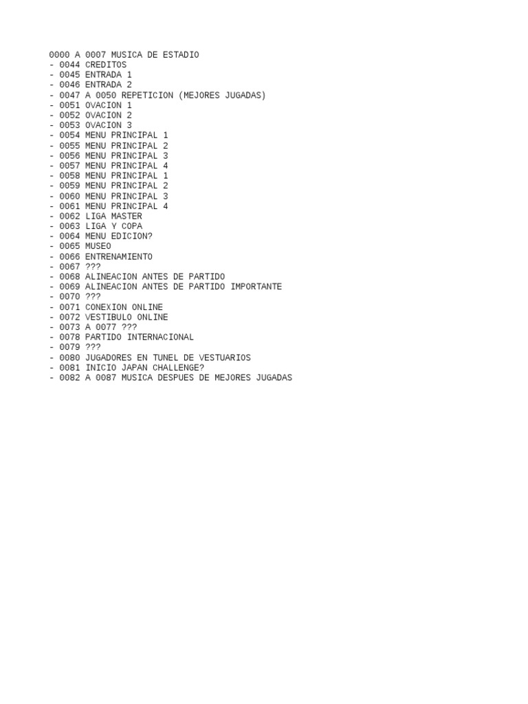 Map Del 0 - Sound para Pes 6 by ProGamersARG | PDF