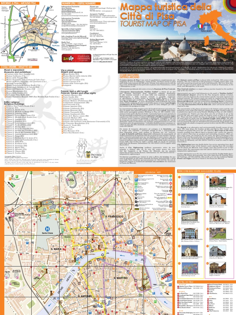 Mappa Pisa Turistica | PDF
