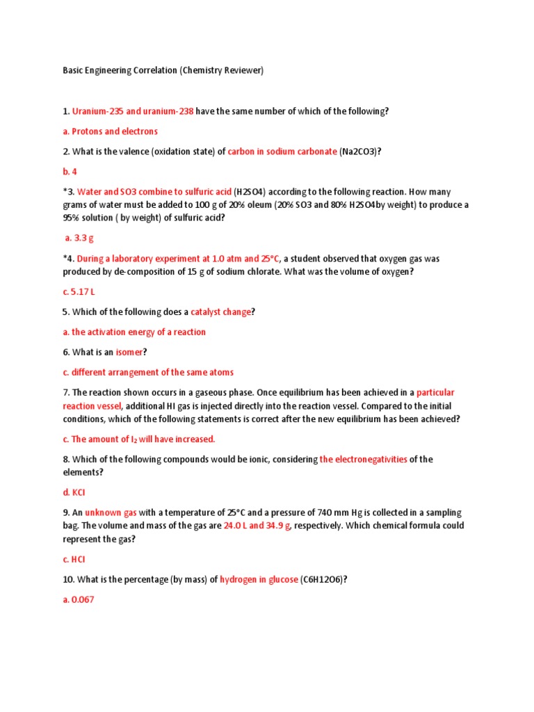 Basic Engineering Correlation | PDF