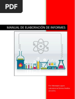 Modelo Informe de Laboratorio-2025-1-BIOLOGIA GENERAL | PDF | Laboratorios | Experimentar