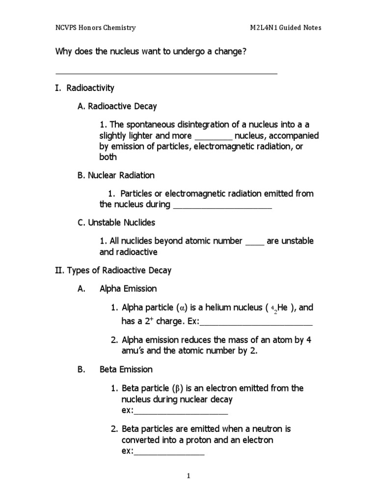 Module Two Lesson Four Guided Notes | PDF | Science & Mathematics