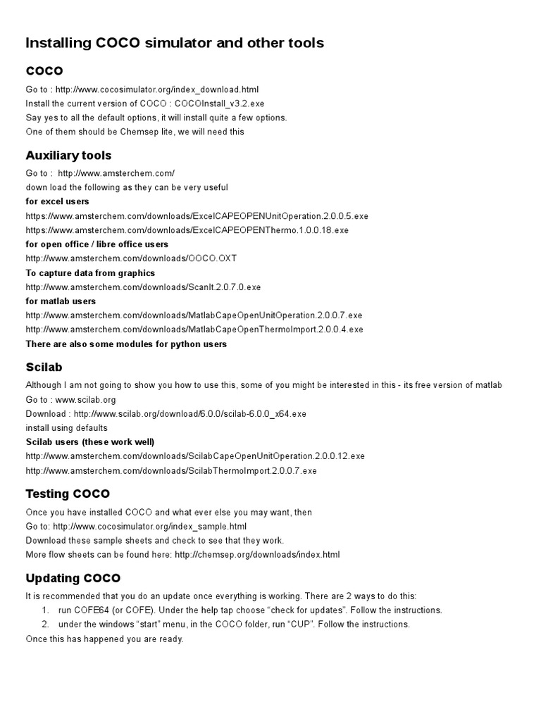 Installing COCO | PDF | Business