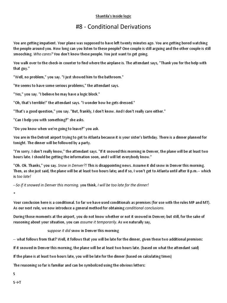 Shantila 8 Conditional Derivation and Negated Conditionals Print-F ...