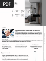 Interior Design Company Profile Sample | PDF | Interior Design | Business