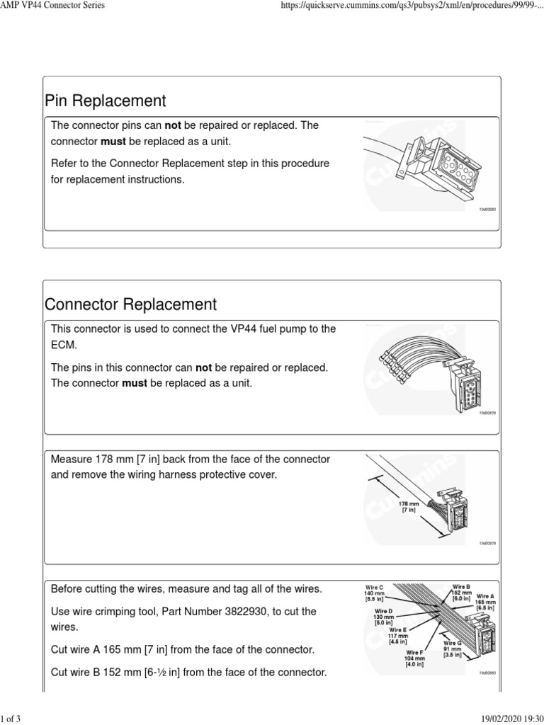 AMP VP44 Connector Series | PDF