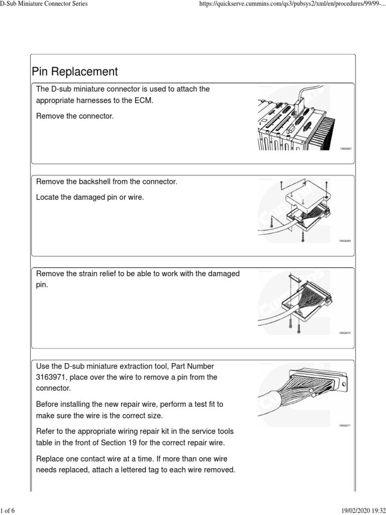 D-Sub Miniature Connector Series | PDF