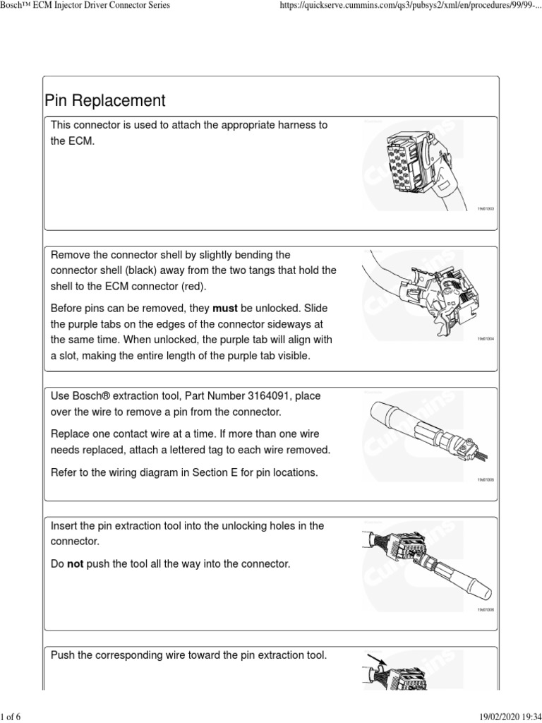 Bosch™ ECM Injector Driver Connector Series | PDF | Computers ...