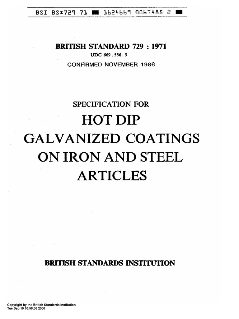Bs 729 | PDF