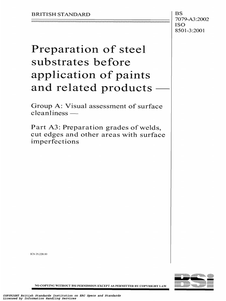 BS 7079-A3 Iso 8501-3 | PDF