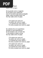Canción Como Mi Papá | PDF
