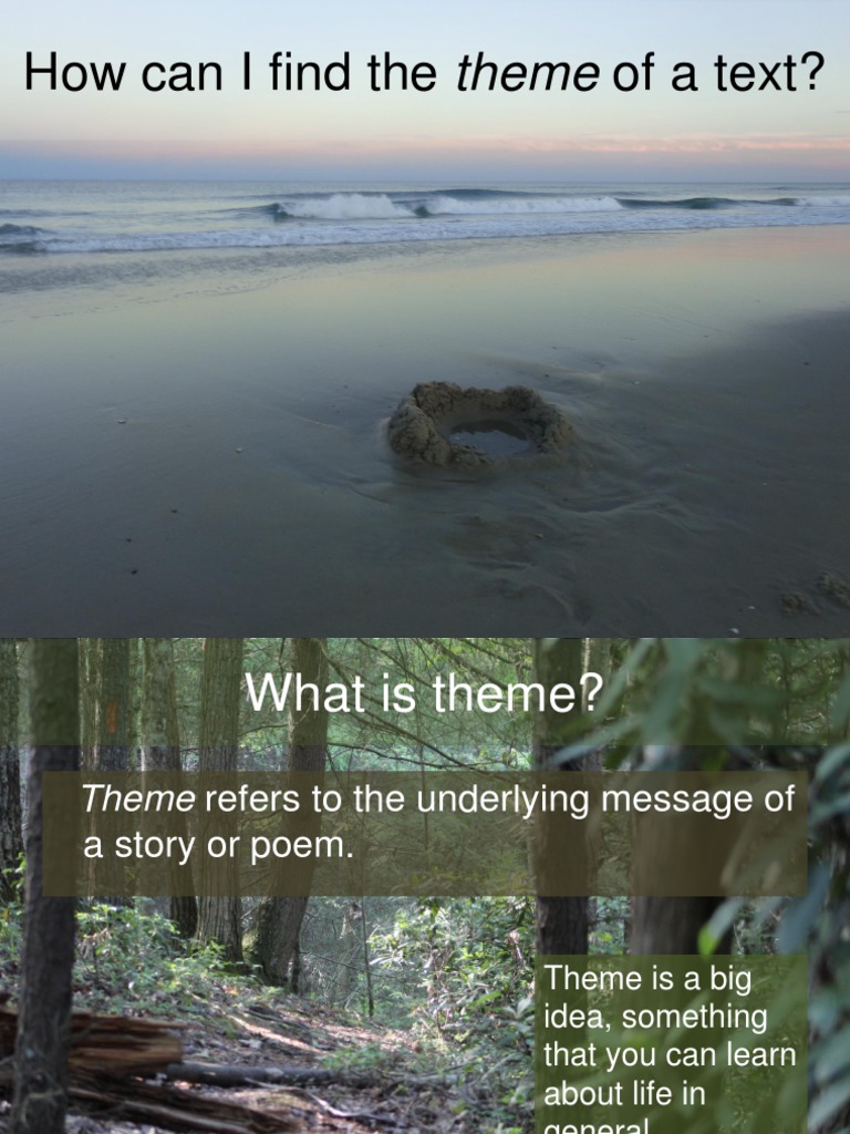 Finding the Theme in Texts | PDF