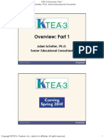 Preview: Kaufman Test of Educational Achievement - Third Edition (Ktea ...