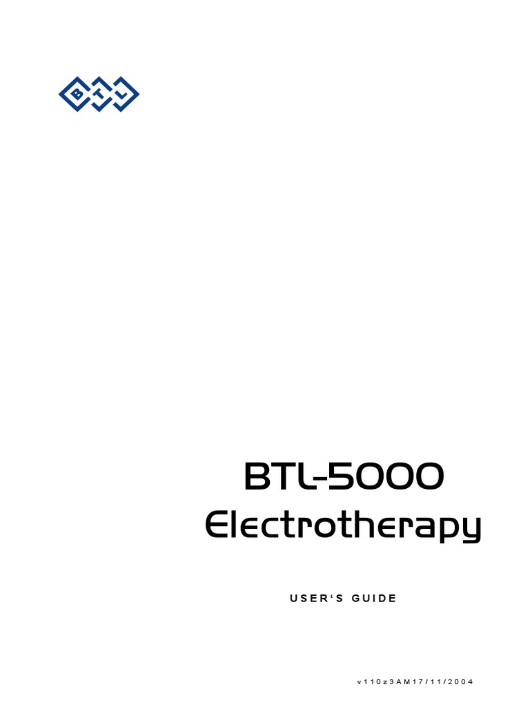 BTL Manual | PDF | Pain | Electric Current