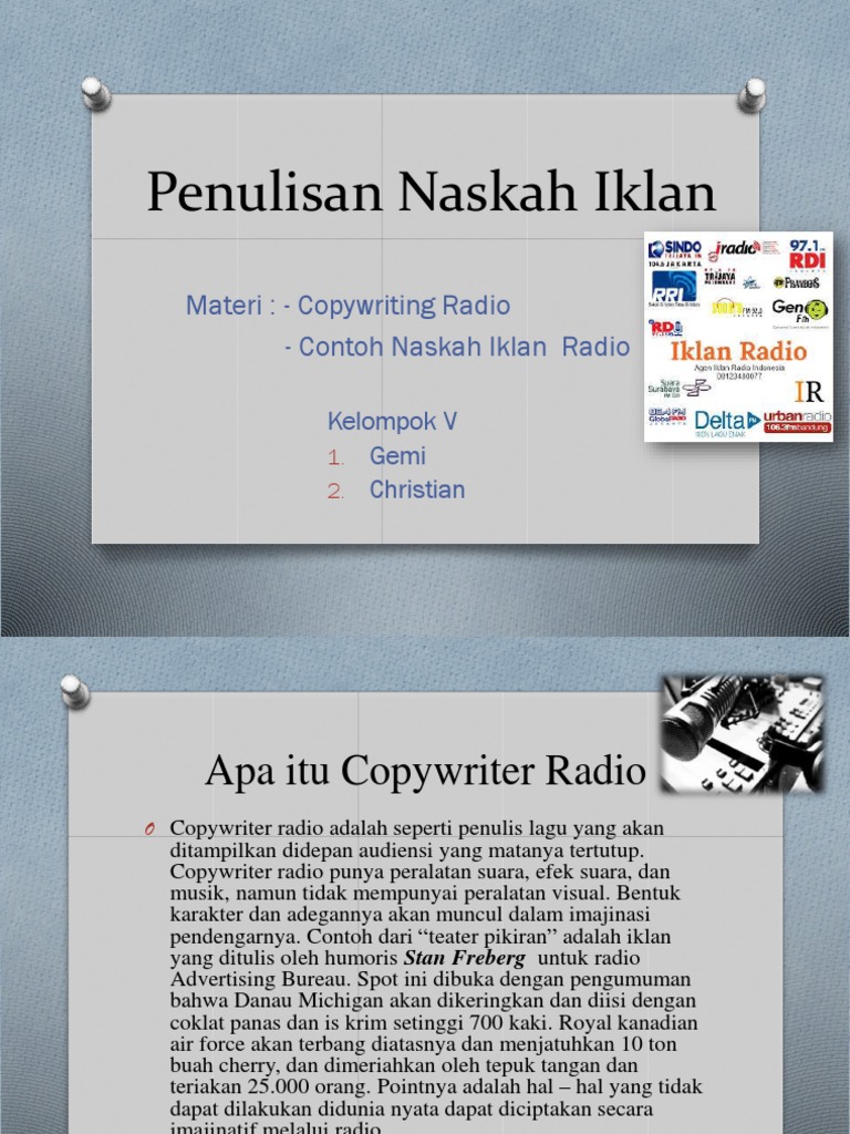 Penulisan Naskah Iklan | PDF