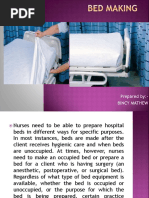 Prepare Bed For Occupancy | PDF | Bedding | Bed