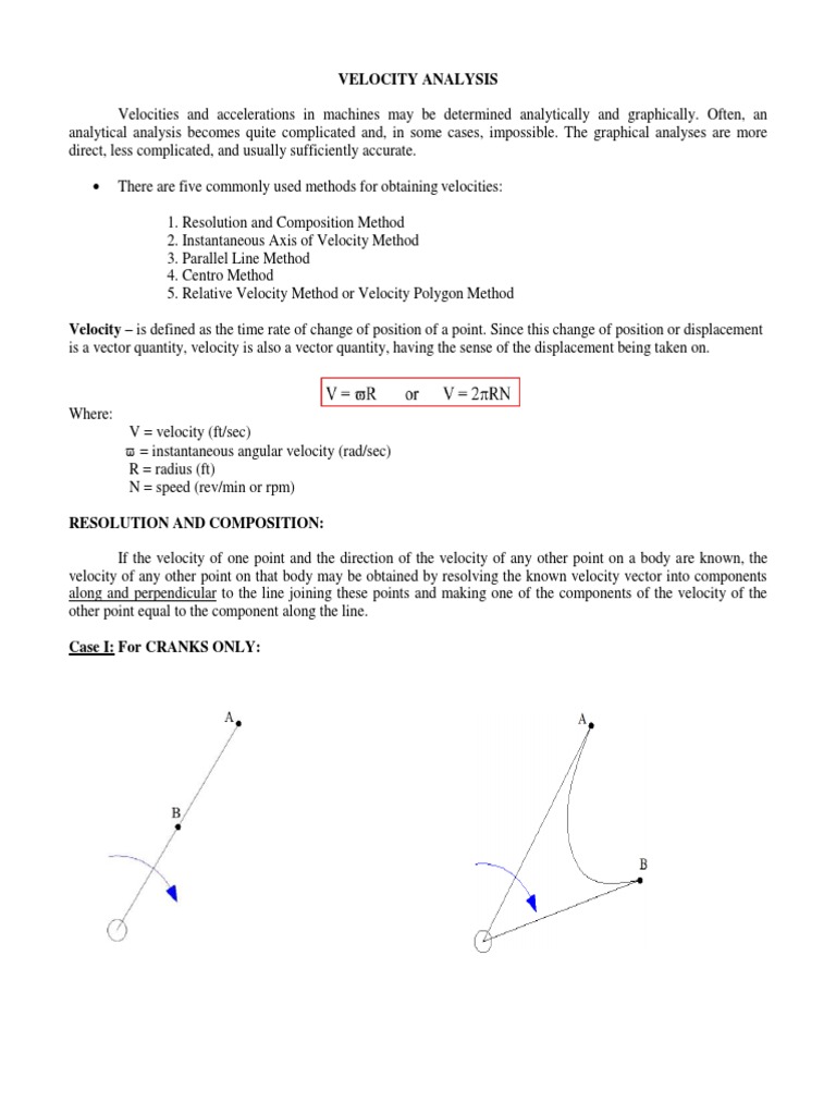 Velocity Analysis Methods Guide | PDF