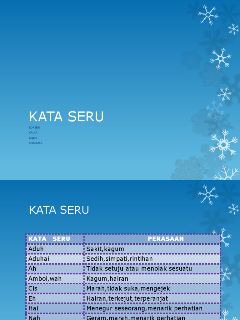 Kata Seru | PDF