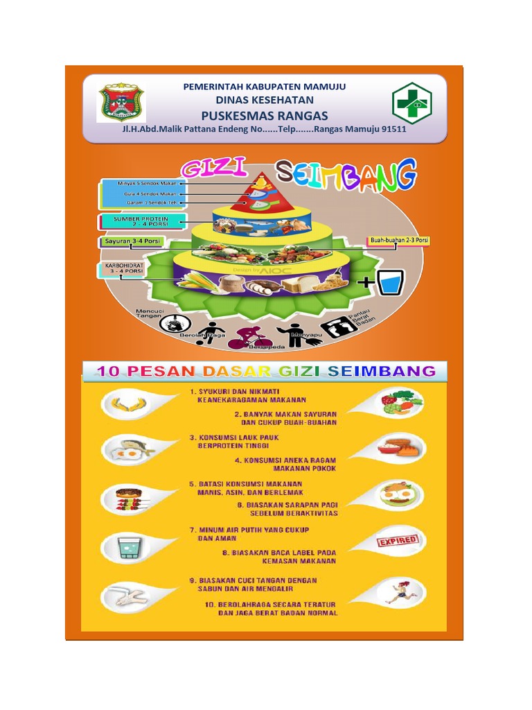 Poster Gizi Seimbang | PDF