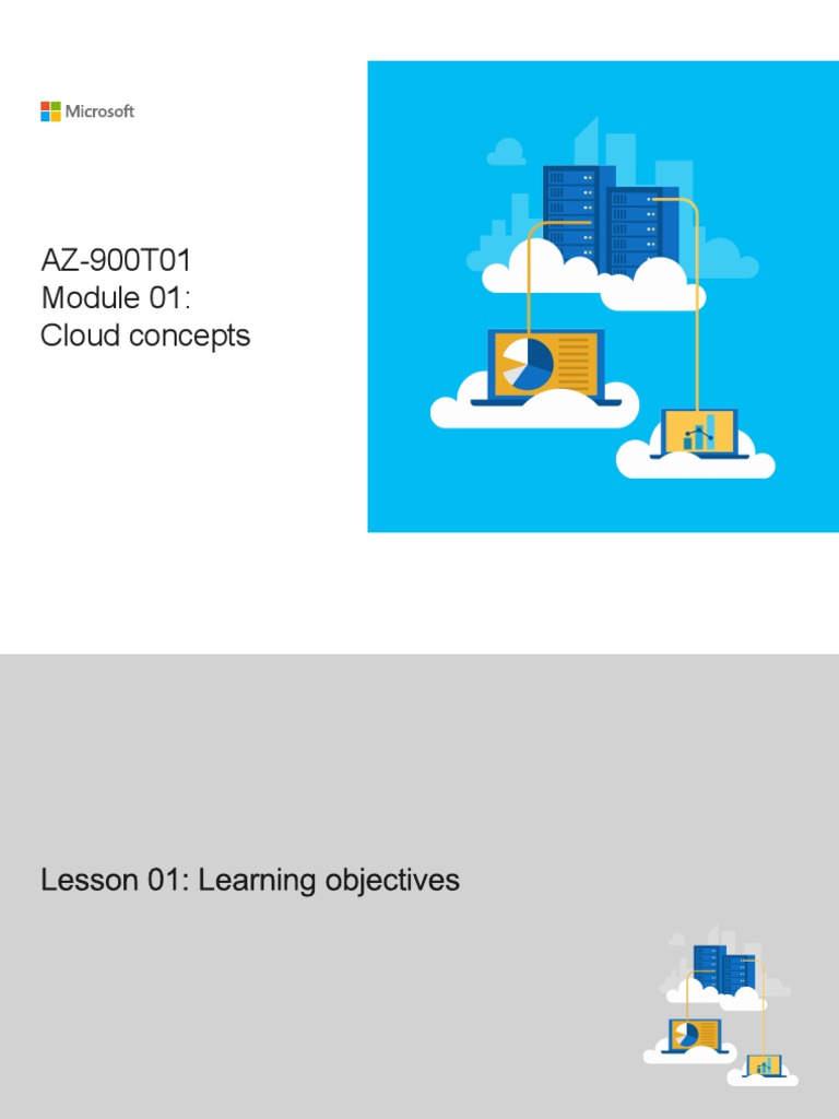 Az 900 Microsoft Azure Fundamentals 01 Cloud Concepts Pdf