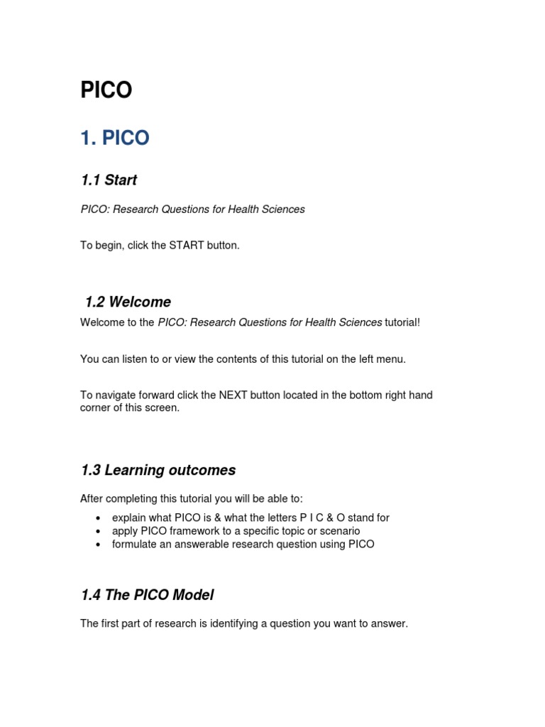 Pico Pico | Download Free PDF | Therapy | Alternative Medicine
