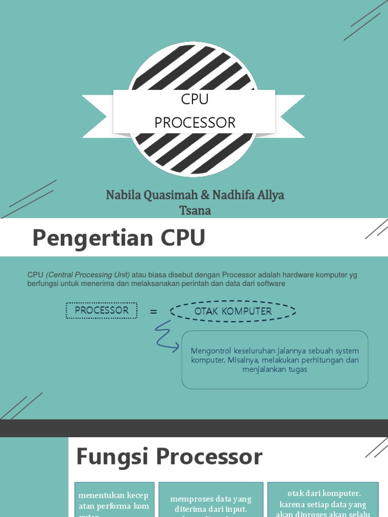 CPU Dan Processor | PDF