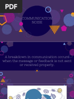 Communication Noise, 5 Types of Noise in Communication Barriers | PDF ...