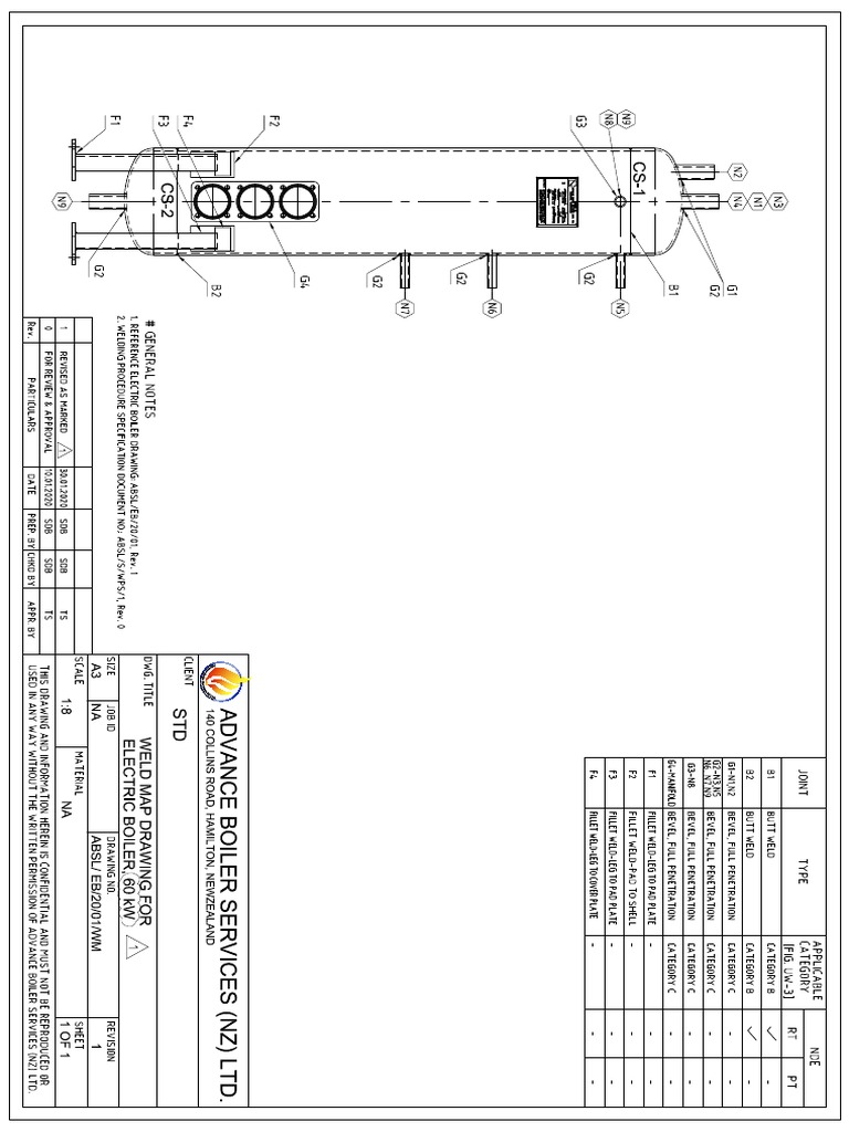 Weld Map Drawing, R1 PDF | PDF