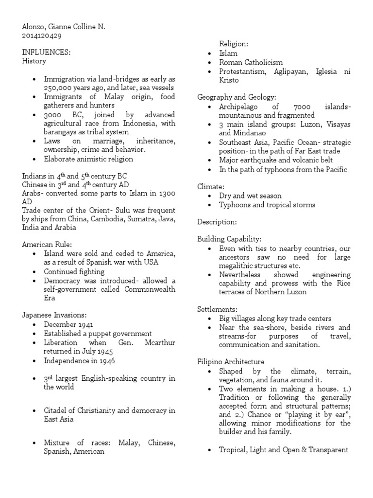 Hoa Summary | PDF | Manila | Philippines
