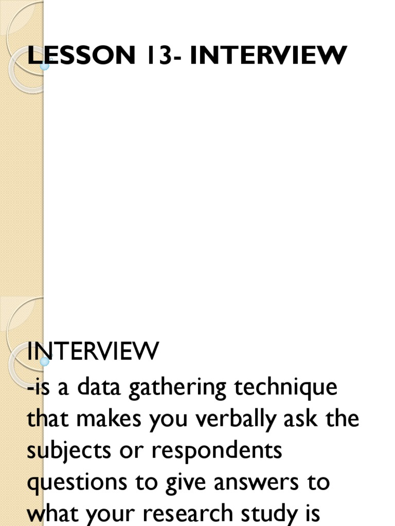 Interview Techniques and Methodology | PDF | Career & Growth