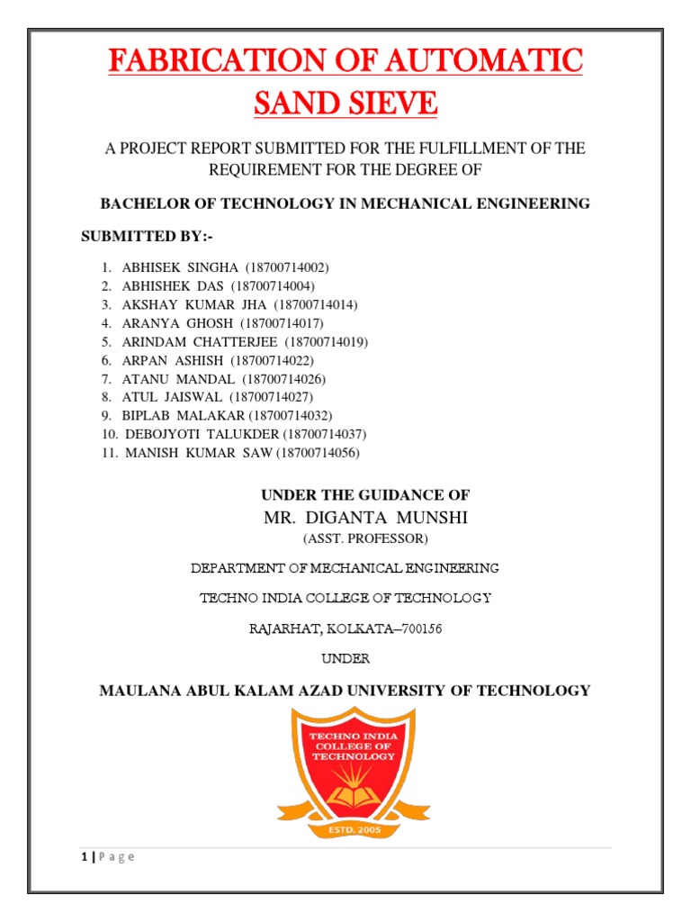 Automatic Sand Filter and Separator | PDF