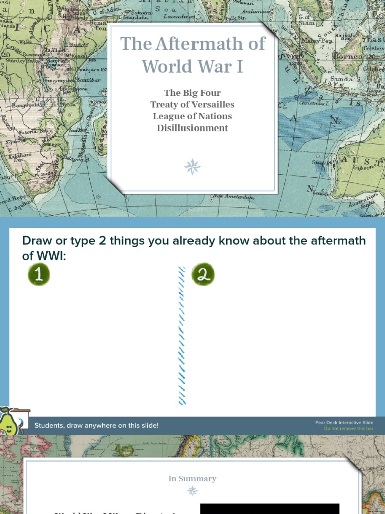 The Aftermath of World War I | PDF