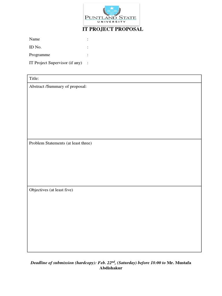 Software PROJECT PROPOSAL | PDF
