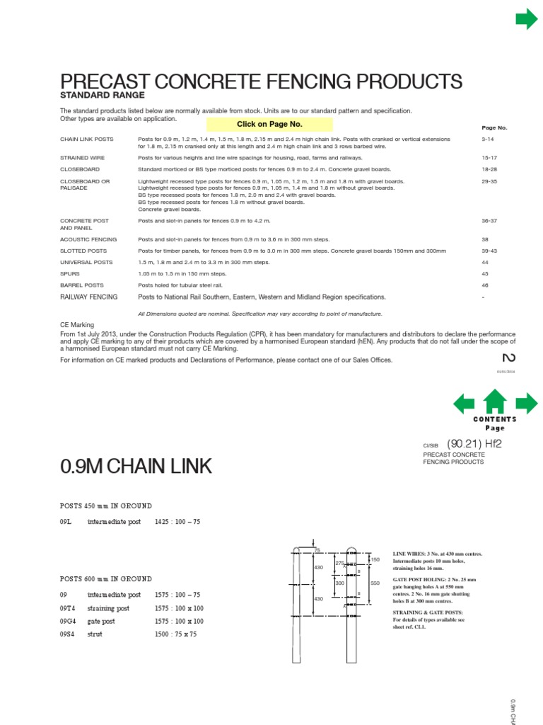 Precast Concrete Fencing Guide | PDF