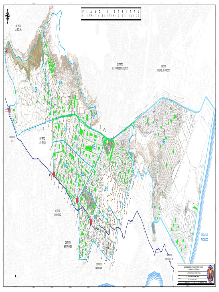 Plano Recorrido Del Rio Surco | PDF