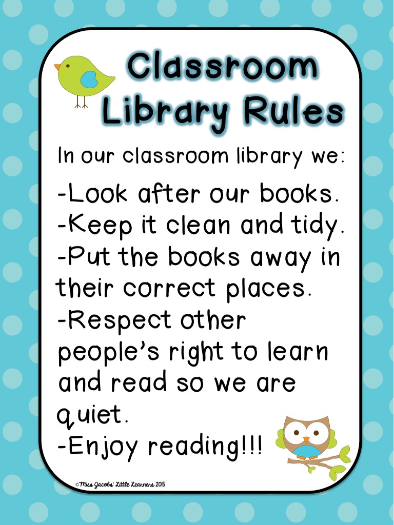 Classroom Library Guidelines | PDF