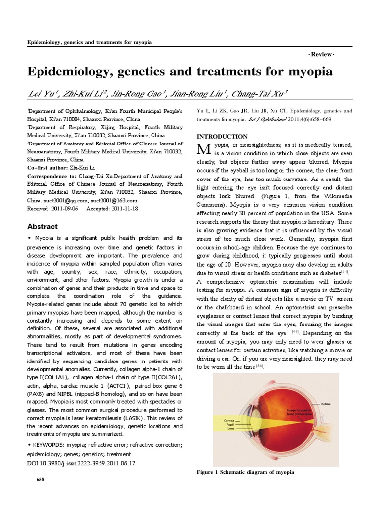 Myopia PDF | PDF