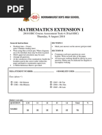 Mathematics Advanced Extension 1 and Extension 2 Reference Sheet PDF ...
