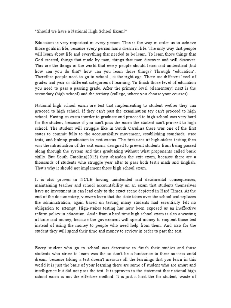 Position Paper Example | PDF