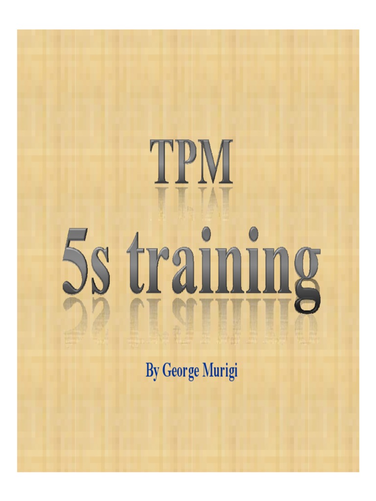 5S Training and Its Implementation PDF | PDF