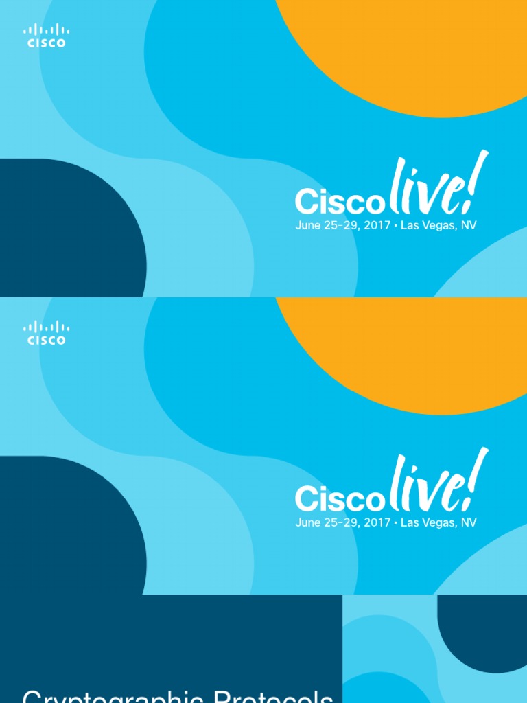 BRKSEC-3005 - Cryptographic Protocols and Algorithms | PDF